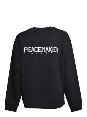 OAMC Crew Neck Printed Sweater - Nero