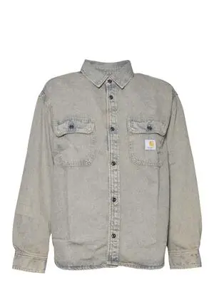 Carhartt Work In Progress Classic Collar Long Sleeve Shirt - Blu