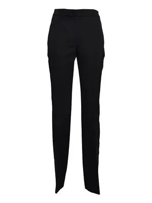 Moschino Pure Virgin Wool Tailored Trousers - Nero