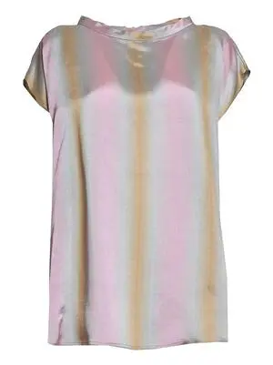 Aspesi Striped Short Sleeve Top - Multicolour