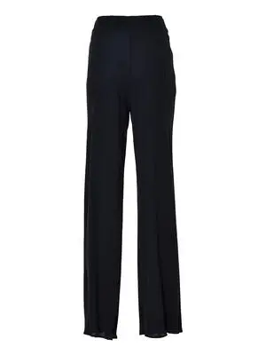 Alberta Ferretti Wide Leg Trousers - Nero