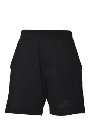 Dsquared2 Black Cotton Shorts With Logo Detail - Nero