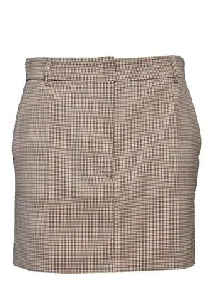 Sportmax Plaid Mini Skirt - Multicolour