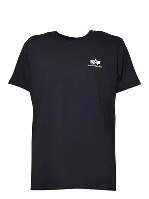 Alpha Industries T-shirt With Logo - Nero