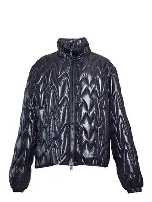MSGM Quilted Down Jacket - Nero