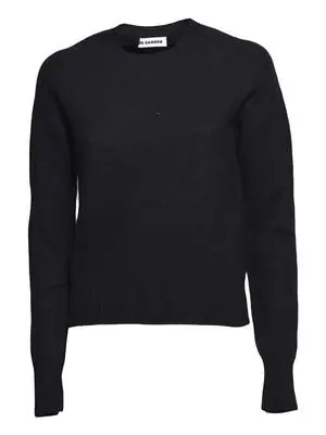 JIL SANDER Crew Neck Pullover - Nero