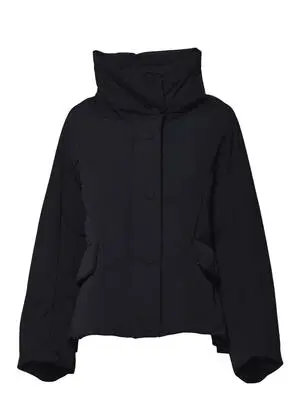 Aspesi Padded Stand Collar Coat - Blu Notte