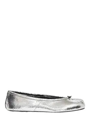 MAISON MARGIELA Tabi Ballerina Flat 'broken Mirror - Silver