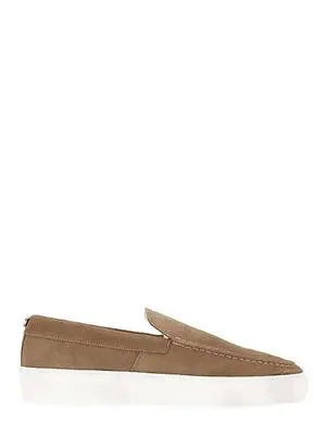 Steve Madden Leyton Suede Loafers - Beige