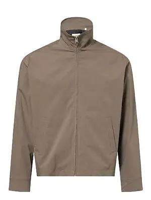 FRAME Funnel Neck Zip-up Jacket - Grey