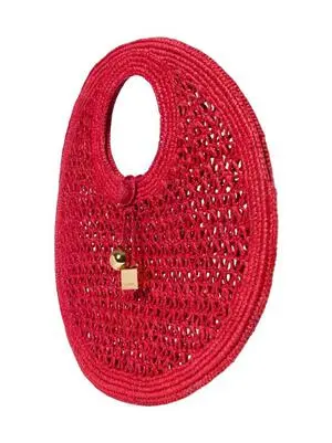 Jacquemus Woven Tote Bag - Red