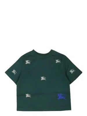 BURBERRY Burberry Cotton T-Shirt With Equestrian Knight Embroidery