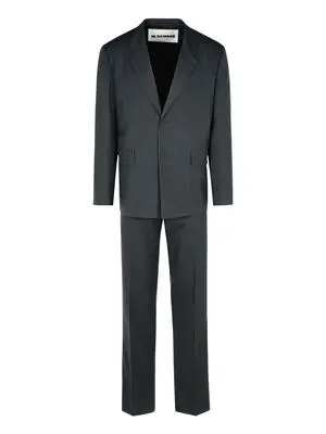 JIL SANDER Single-breasted Tailored Suit - Gray