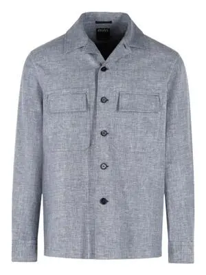 Zegna Button-up Flap-pocket Shirt - No