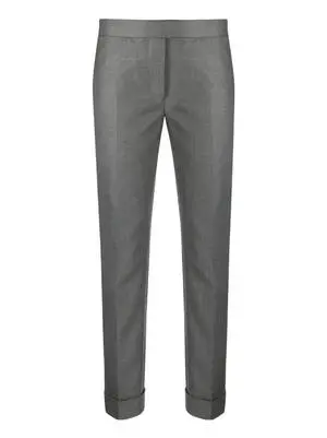 Thom Browne Super 120's Twill Skinny Trousers - Medium Gray
