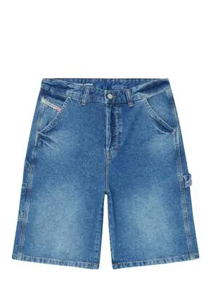 DIESEL® Utility Denim Shorts - Medium Blue