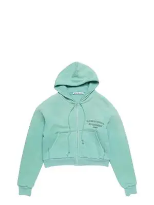 Acne Studios Zip Hoodie - Mint Green