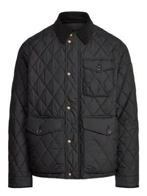 Polo Ralph Lauren Diamond-quilt Button-fastening Jacket - Black