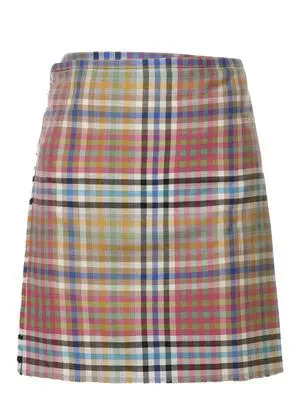 VIVIENNE WESTWOOD Vivienne Westwood Checked A-Line Skirt