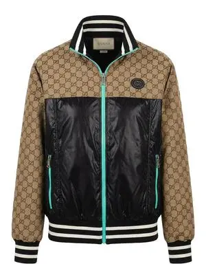 Gucci Logo Zipper Jacket - Black
