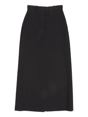 THE ROW Roux Midi Skirt - Black