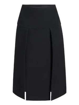 Khaite Kidd Pleated Skirt - Black