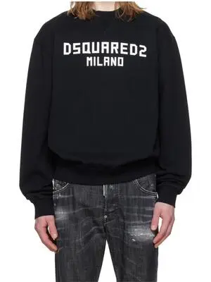 Dsquared2 Milano Crew Neck Sweatshirt - Black