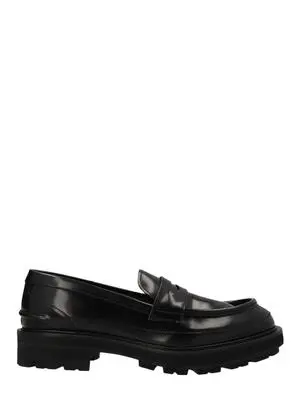 Alexander McQueen Penny-slot Slip-on Loafers - Black