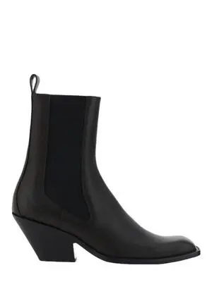 Khaite Austin Ankle Boots - Black