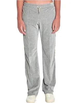 Celine Tracksuit Pants In Velvet Cotton - Grey