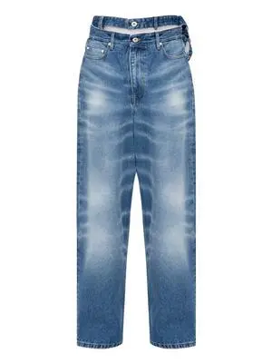 Y/PROJECT Y/PROJECT Logo Denim Trousers