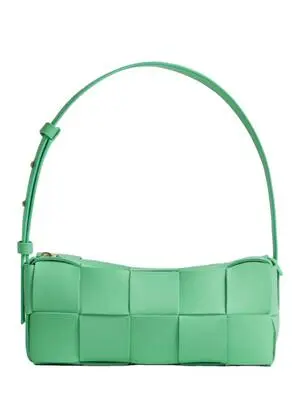 Bottega Veneta Small Cassette Shoulder Bag - Siren Green