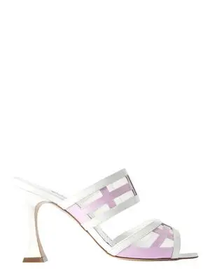 Manolo Blahnik Open-toe High-heeled Sandals - White