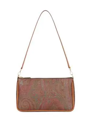 Etro Small Paisley Shoulder Bag - Brown