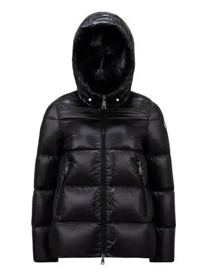 Moncler Hooded Padded Down Jacket - Black