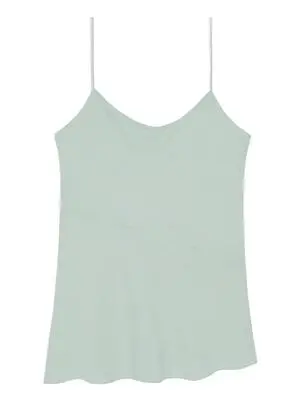 Theory Theory Asymmetrical Hem Sleeveless Top Green