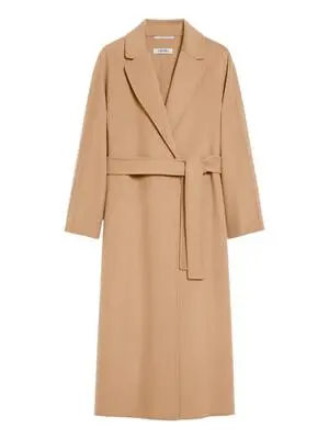 Max Mara Esturia Belted Midi Coat - Camel