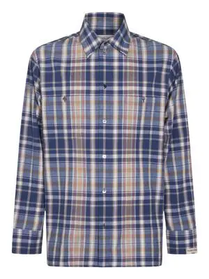 GOLDEN GOOSE Long Sleeved Checked Shirt - Multicolor