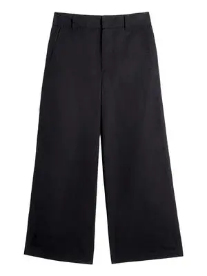 LEMAIRE Wide Leg Trousers - Black