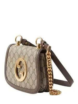 Gucci Blondie Chain Linked Mini Shoulder Bag - Green