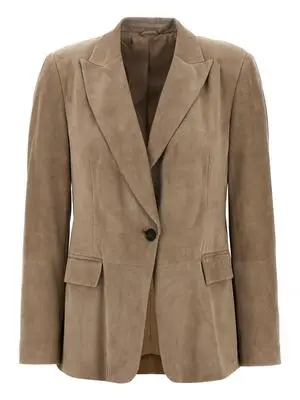 BRUNELLO CUCINELLI Brunello Cucinelli Single-Breasted Tailored Blazer