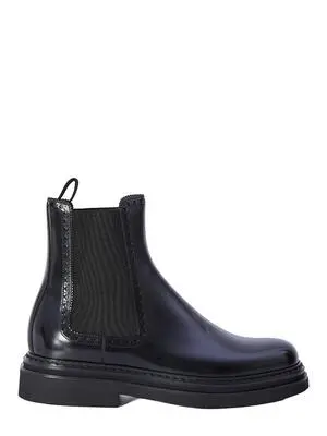 DOLCE & GABBANA Dolce & Gabbana Round Toe Chelsea Boots