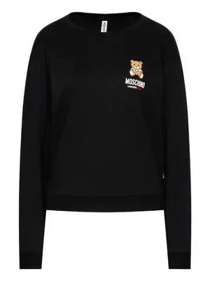 Moschino Round Neck Pullover Sweater - Black