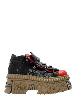 Vetements X New Rock Platform Sneakers - Black