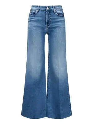 MOTHER The Roller Fray Jeans - Blue