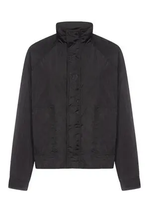 AMBUSH Logo Print Hooded Jacket - Black