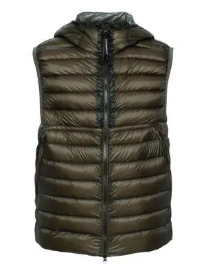 C.P. COMPANY Goggle Detailed Quilted Gilet - Black