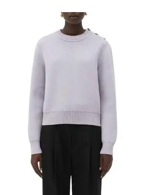 BOTTEGA VENETA Bottega Veneta Wool Sweater With Metal Knot Buttons