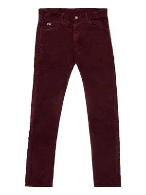 Emporio Armani Logo Straight Leg Jeans - Brown