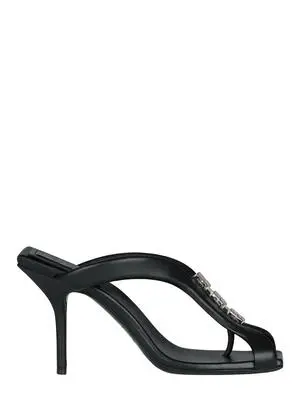 Givenchy G Woven Thong Sandals - Black